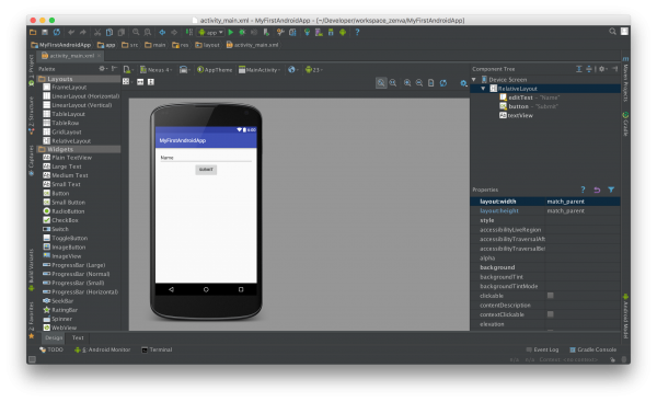 Hola World - First Steps With Android - GameDev Academy